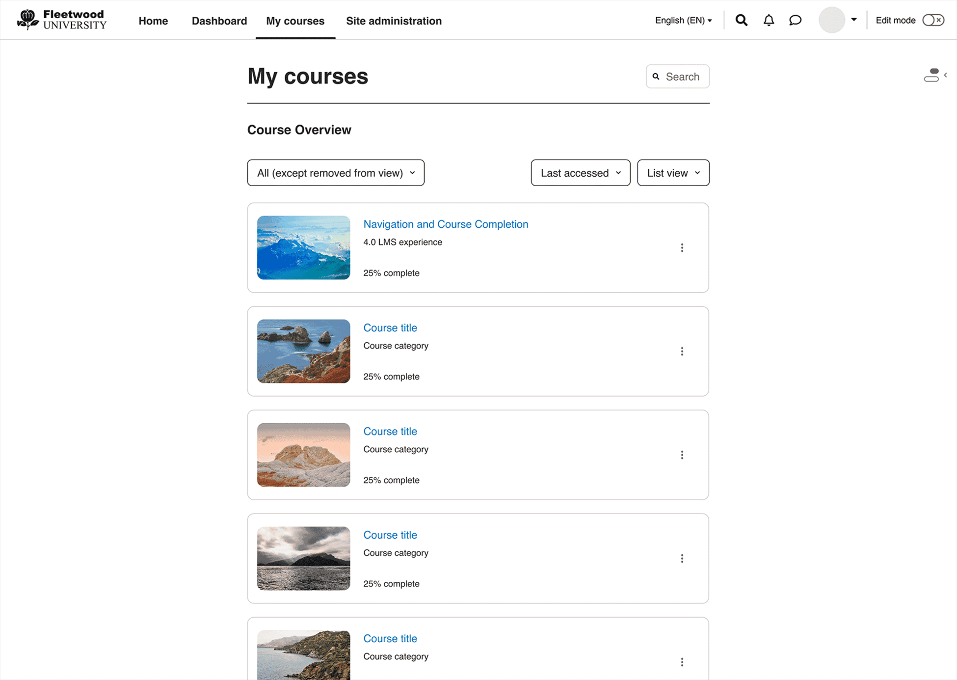 Moodle 4.0 feature reveal – new course page structure