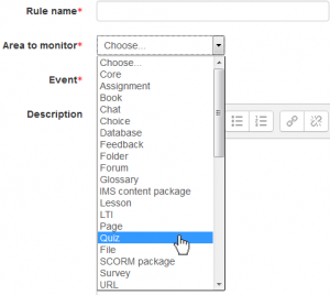 How to use Events Monitoring in Moodle