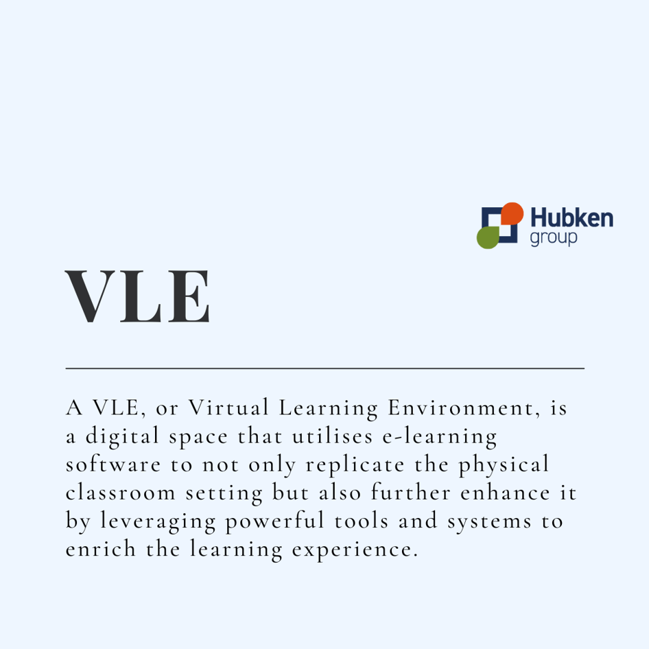 What is a virtual learning environment (VLE)?